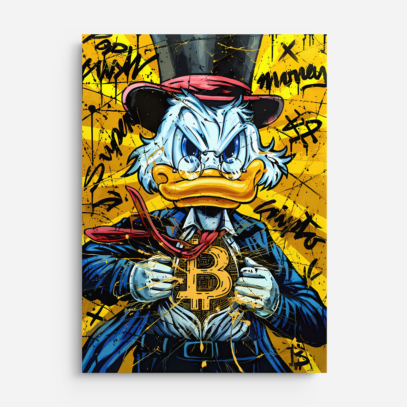 Donald Duck - Bitcoin Hero – GrandWallDesign