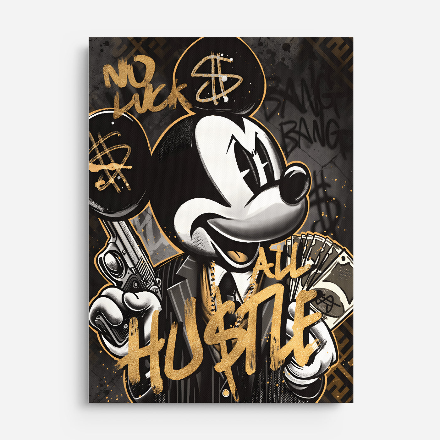 No Luck Mickey – GrandWallDesign