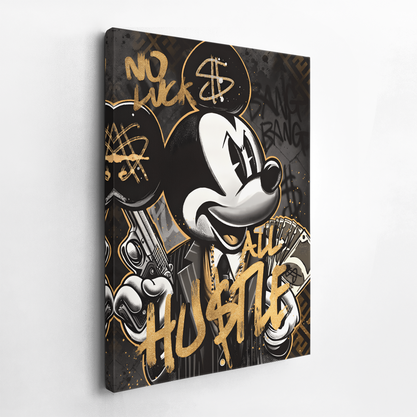 No Luck Mickey – GrandWallDesign